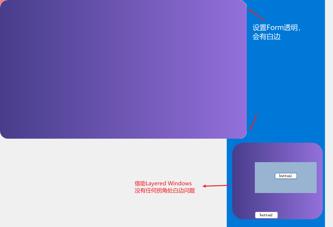 Winform控件优化之实现无锯齿的圆角窗体（或任意图形的无锯齿丝滑的窗体或控件）【借助LayeredWindow】-阿里云开发者社区