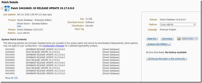 Oracle 数据库更新补丁 - 踏雪无痕2017 - 博客园