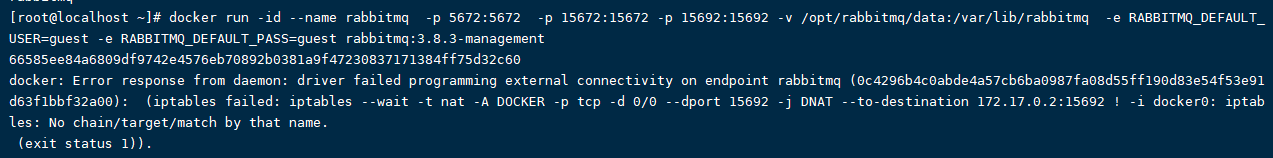 Docker Error Response From Daemon Driver Failed Programming External Connectivity On Endpoint