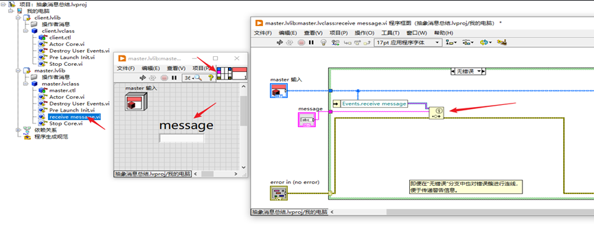 labview在AF框架中通过抽象消息，嵌套操作者向上对调用方操作者发送消息 - 小猪向钱冲 - 博客园