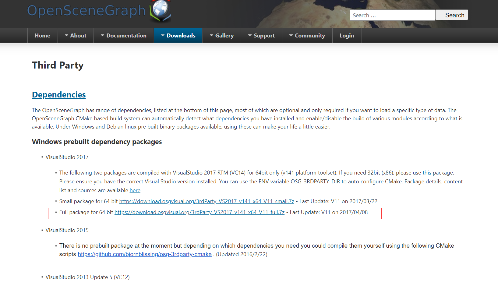 osg OpenSceneGraph3.6.5 及插件编译 - 残月影歌 - 博客园