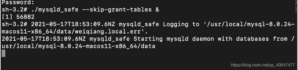 Mac Mysql8 0登陆报错error 1045 28000 Access Denied For User ‘root