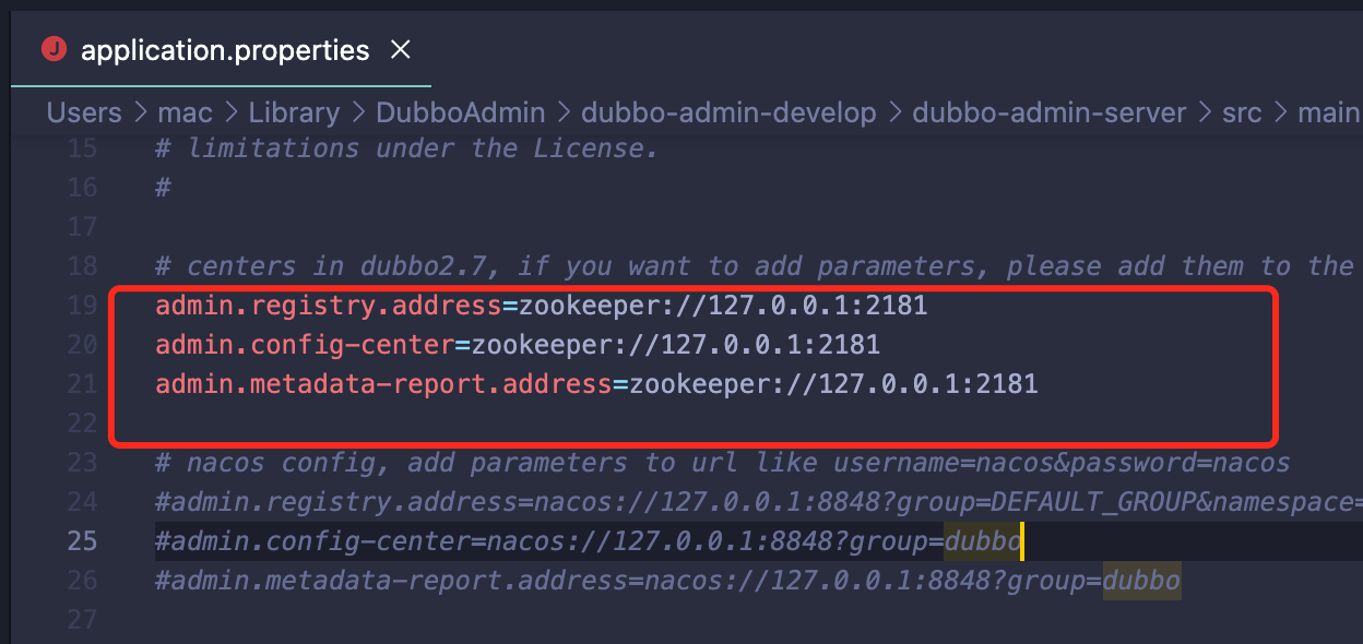 Mac dubbo-admin安装 - 玉米炖排骨 - 博客园