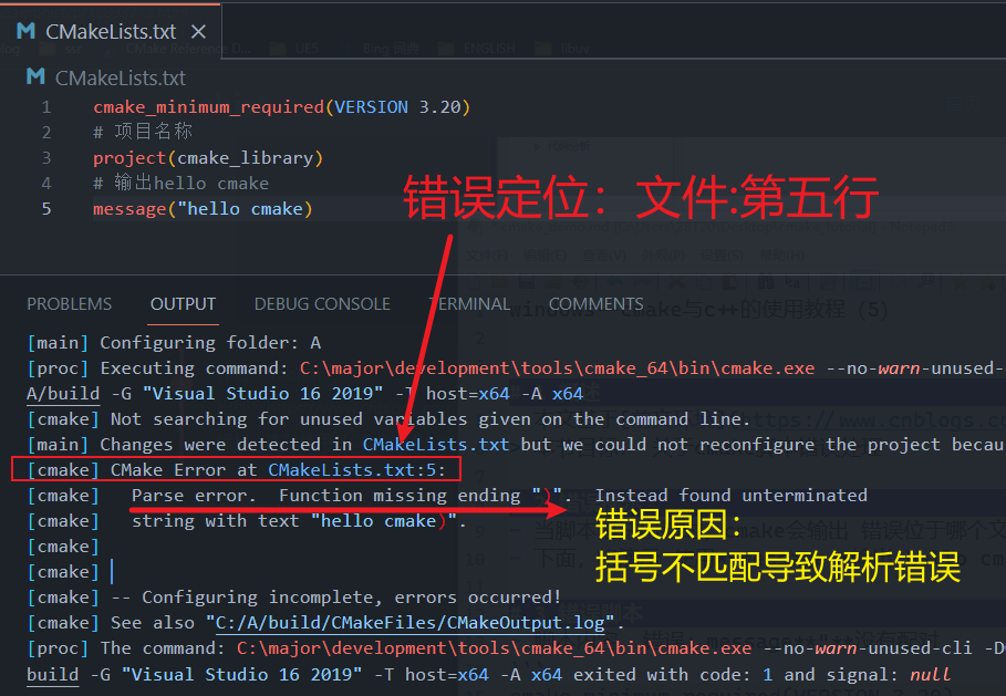 Windows cmake c 5 Mohist 