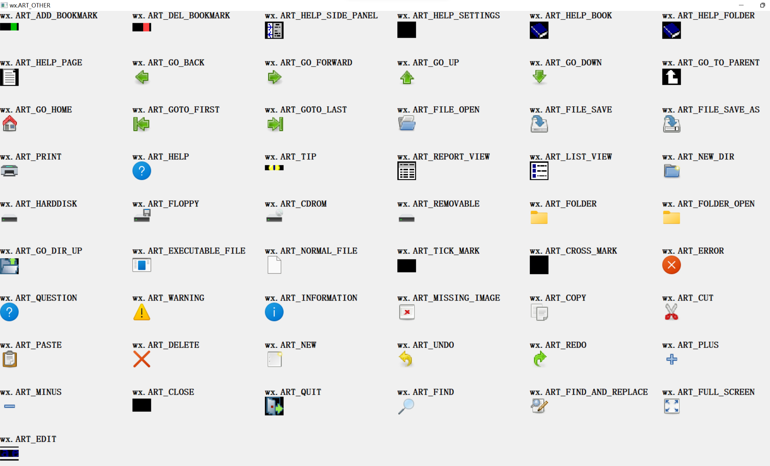 wx.ArtProvider的使用 - GXX探索者 - 博客园