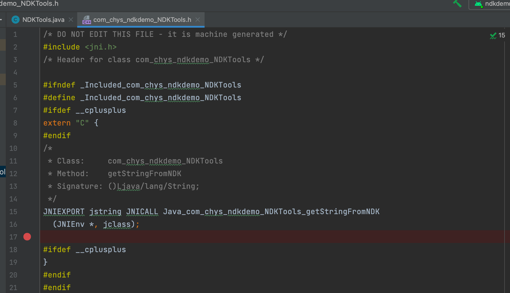 Android Studio JNI学习（一）编写一个hello world demo - cyssmile - 博客园