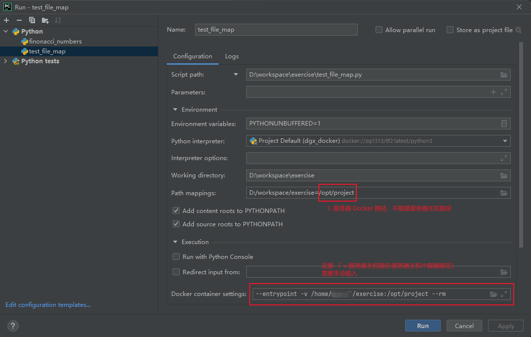 PyCharm 部署 Docker 镜像解释器 - offduty - 博客园