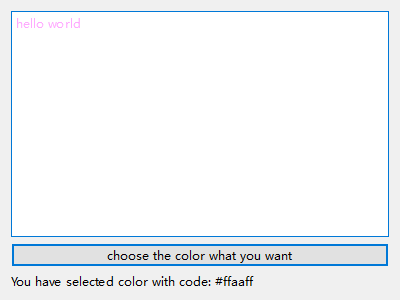 [PyQt6] PartⅡ. QColorDialog&QFontDialog - deadright - 博客园