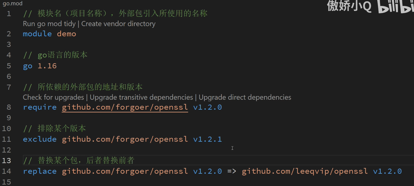 Go语言mod使用 Fatpuffer 博客园