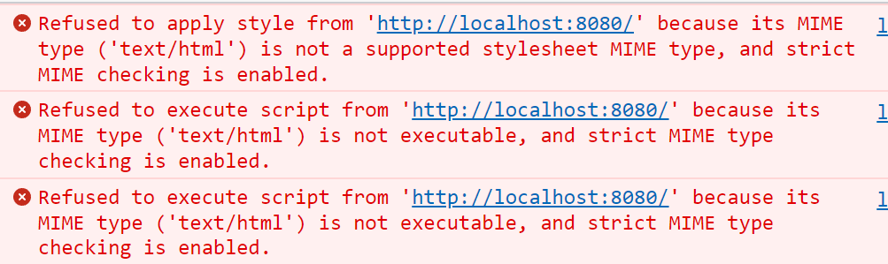 Spring Security Refused To Execute Script From http localhost 