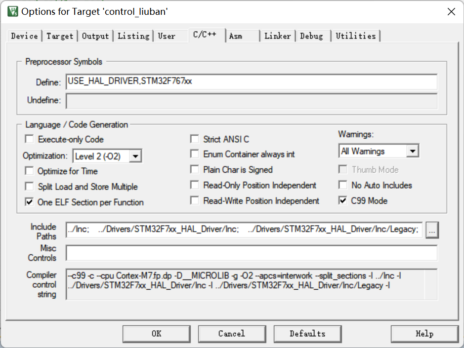 一、keil options配置 - jamaal555 - 博客园