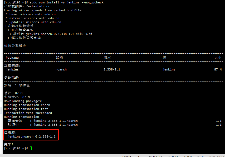  linux jenkins 