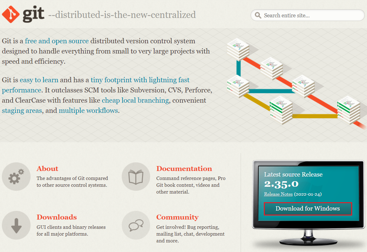 Git下载与安装 - ping_code - 博客园