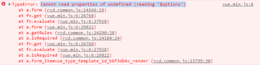 解决element from table Cannot read properties of undefined (reading‘$options‘) - 萨科拉 - 博客园