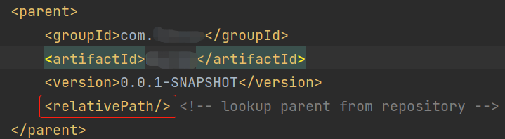 Maven父模块执行clean报错:Non-resolvable parent POM for xx:xx:0.0.1-SNAPSHOT: Could not find artifact xx ...