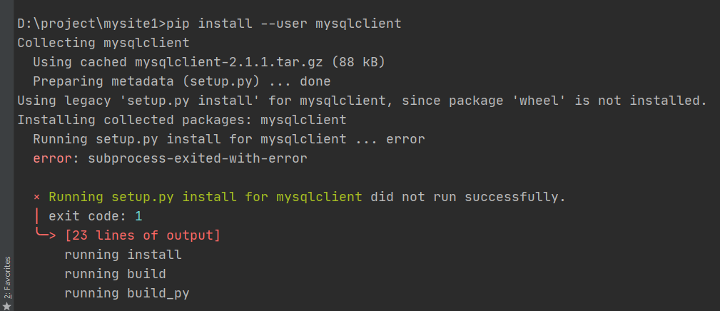 Python 解决安装mysqlclient失败 临夏1005 博客园