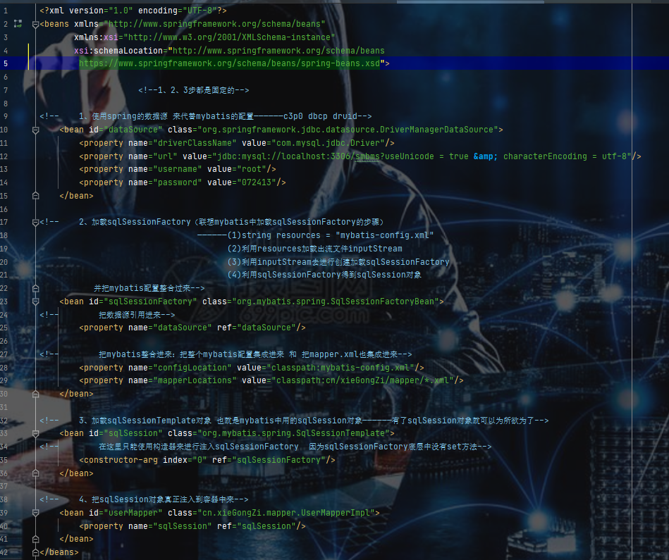 Spring整合mybatis报 Java Lang Classnotfoundexception:org Springframework