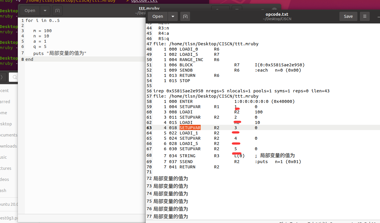 CISCN 初赛复盘 RE baby_code & mruby字节码 - TLSN - 博客园