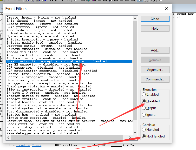 设置 windbg 不接管某异常 - TLSN - 博客园