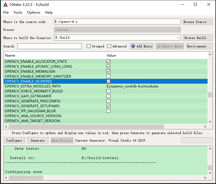 【OpenCV4.x + opencv_contrib4.x 编译 】 (windows 10） - 桥青山 - 博客园