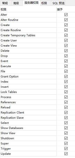 MySQL-Root账户没有SUPER权限 - kuzane - 博客园