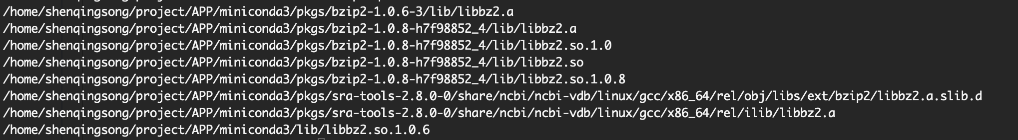Samtools报错解决方案【samtools Error While Loading Shared Libraries Libbz2 So 1 0 Cannot Open Shared