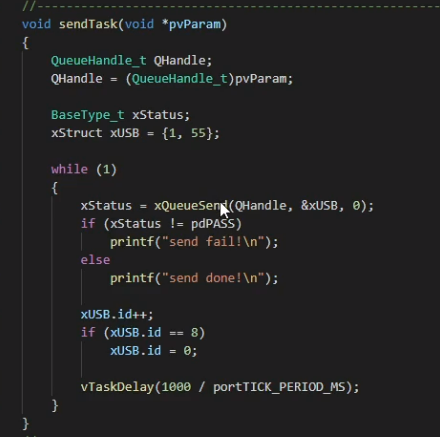 ESP32_freeRTOS教程十一：Queue队列的三种数据传递 - 何同学/ - 博客园