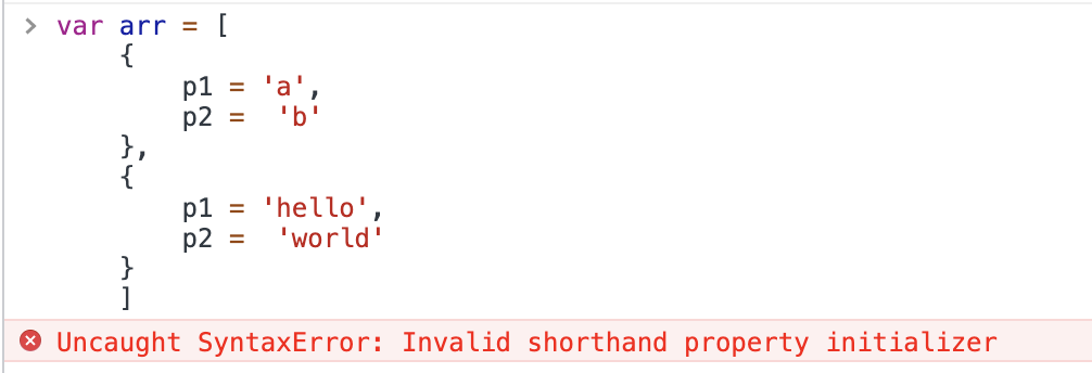 Uncaught SyntaxError: Invalid shorthand property initializer - 臭脚体育生 - 博客园