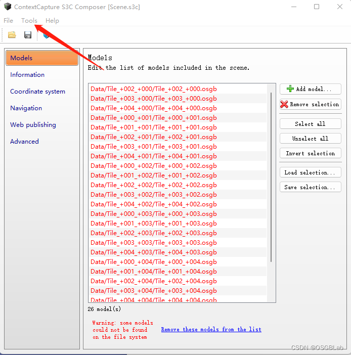 ContextCapture Viewer S3C 3MX OSGBLab contextcapture-viewer-s3c-3mx-osgblab