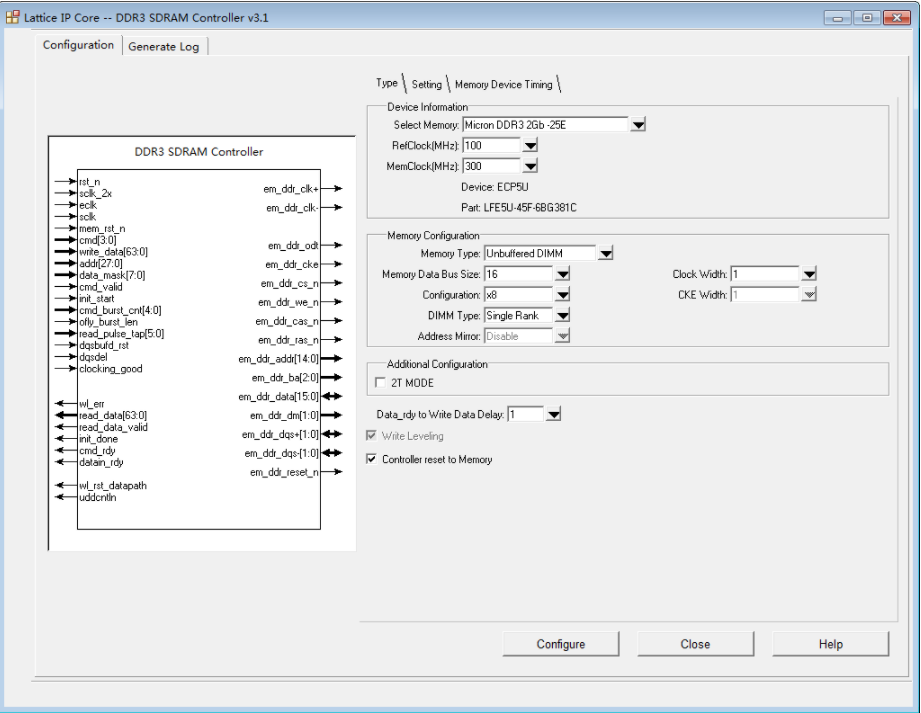 lattice DDR3 IP核使用调试分享 - 明德扬FPGA科教 - 博客园