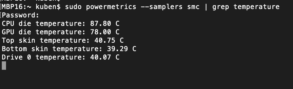 MacBook苹果笔记本电脑 如何查询CPU GPU 温度？ - G4sss - 博客园