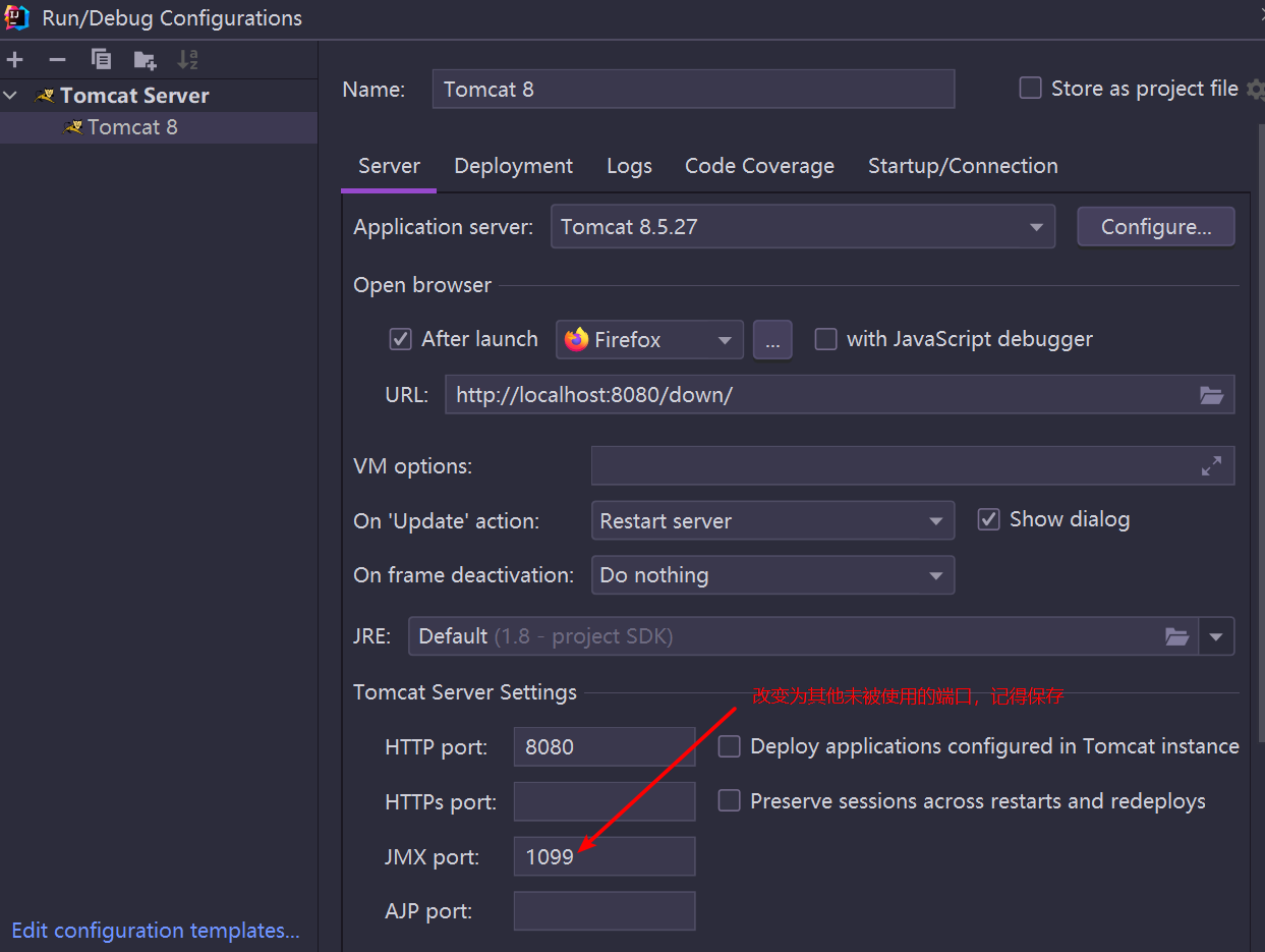 Web项目报错： 错误 代理抛出异常错误 Rver Exportexception Port Already In Use 1099 Nested