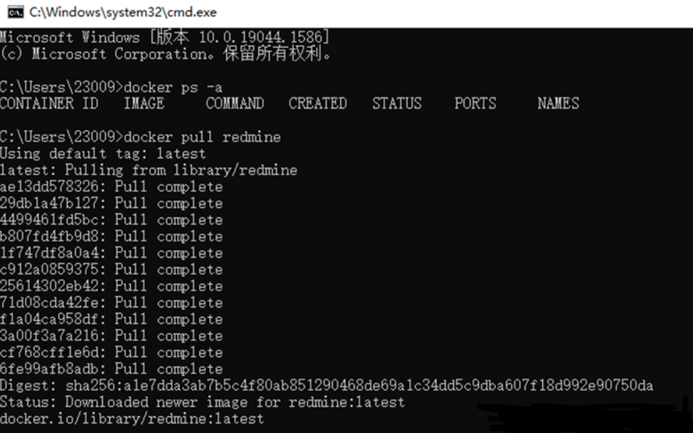 Windows10 Docker安装最新版本Redmine+MySQL(8) - 骨子里的浪漫 - 博客园