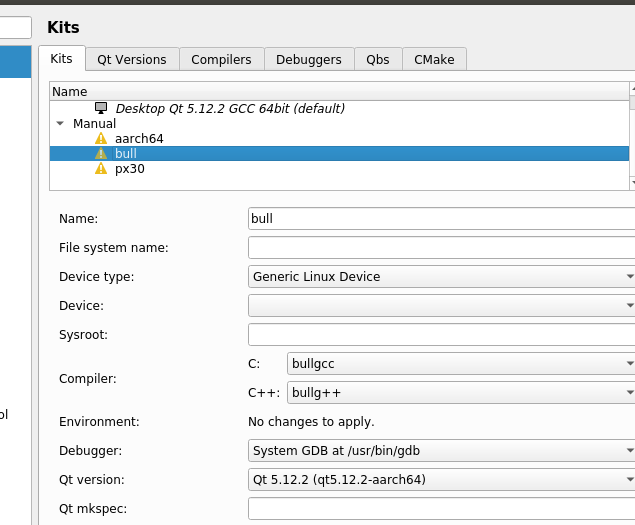 QT5.12.2的交叉编译（包含tslib移植）在Bull板子上运行QT程序 - 大龄C开发 - 博客园
