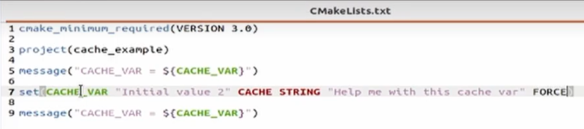 cmake-cache变量 - starc的miao - 博客园