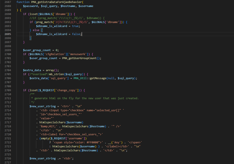 phpMyAdmin后台SQL注入【CVE-2020-5504】 - 太簇十三 - 博客园
