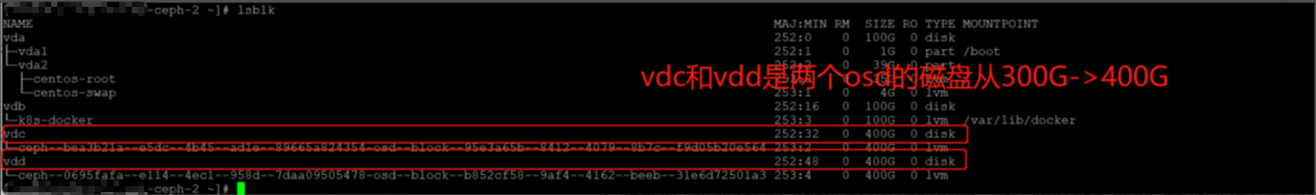 rook部署的ceph集群osd扩容记录 - ++南栀倾寒++ - 博客园