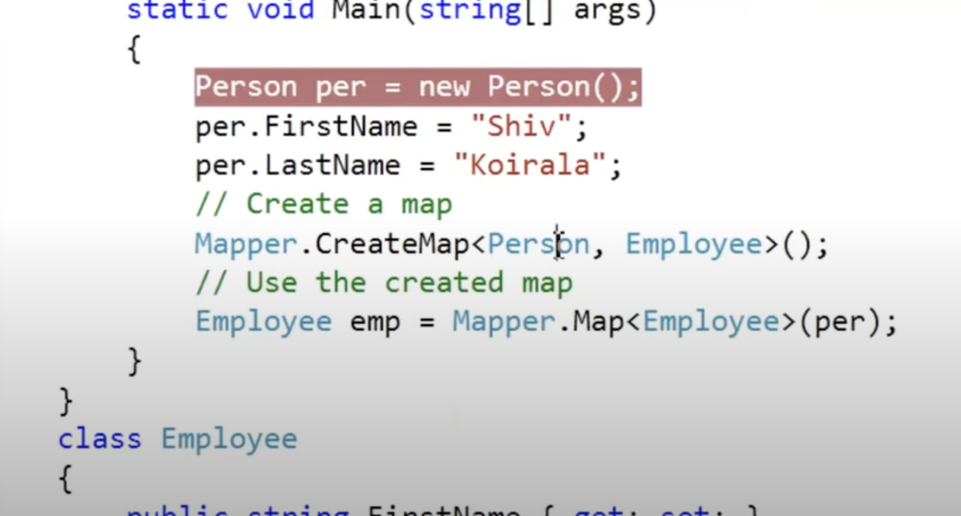C# mapper - liwei4378 - 博客园