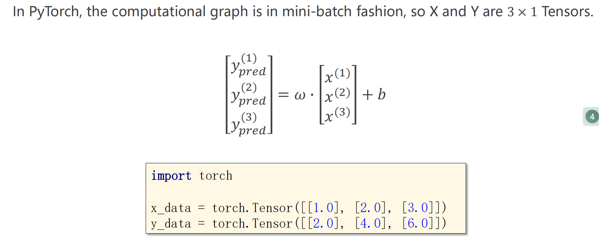 Pytorch 深度学习实践 第5讲:用pytorch实现线性回归 Ling22 博客园