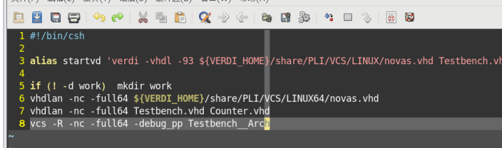 Vcs中 编译vhdl使用fsdb Arqin 博客园 