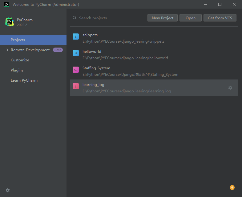 PyCharm每次打开都进入上次关闭的项目，如何解决？ - 都付笑谈中h - 博客园