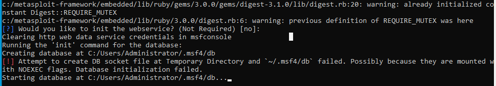 Windows下安装metasploit-framework所遇到的问题 - 泓溪 - 博客园