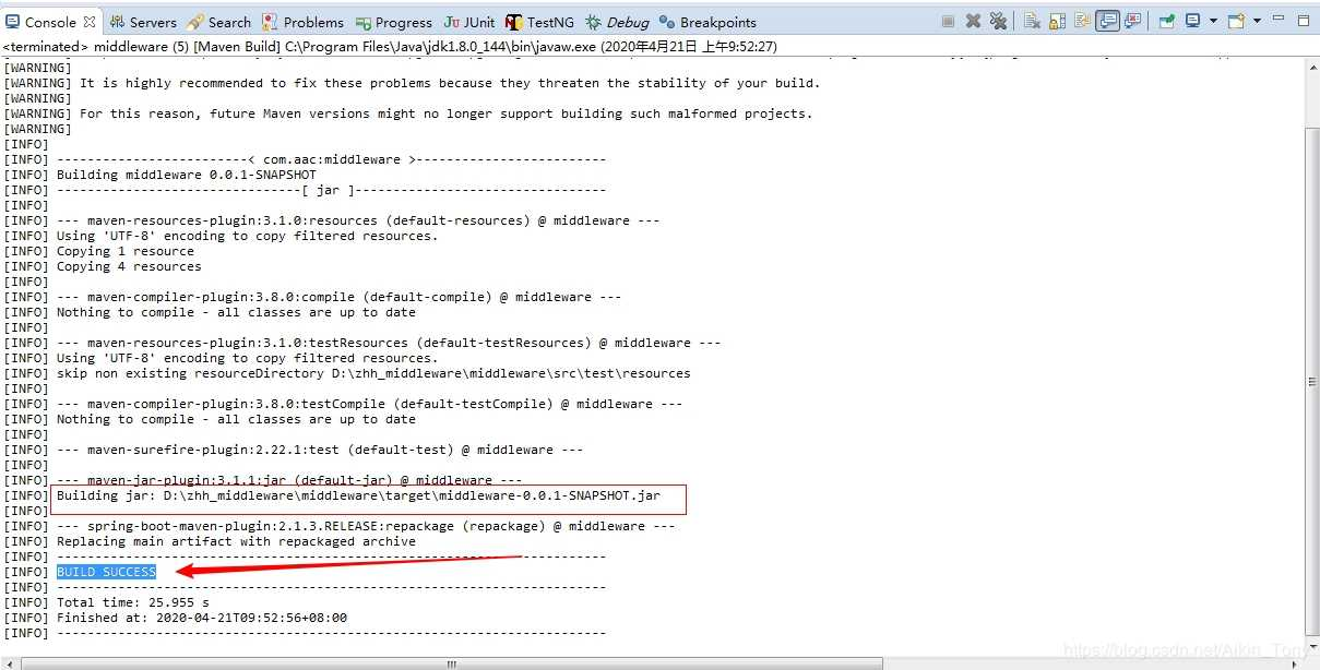 Eclipse将Maven项目打成jar包以及java用命令运行jar包指定类下的main方法 - 剑道第一仙 - 博客园