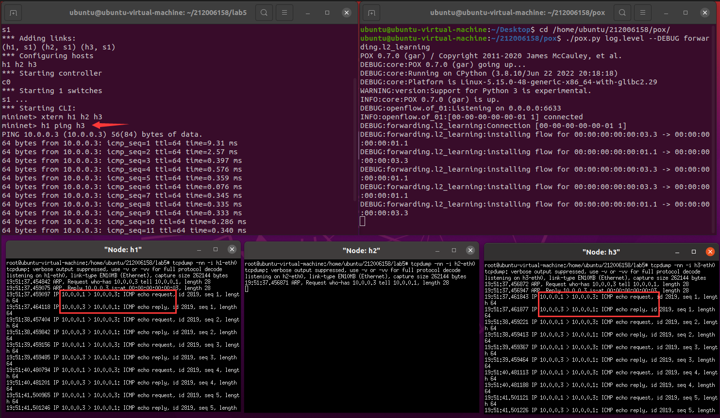 实验5：开源控制器实践——POX - SinaLee - 博客园