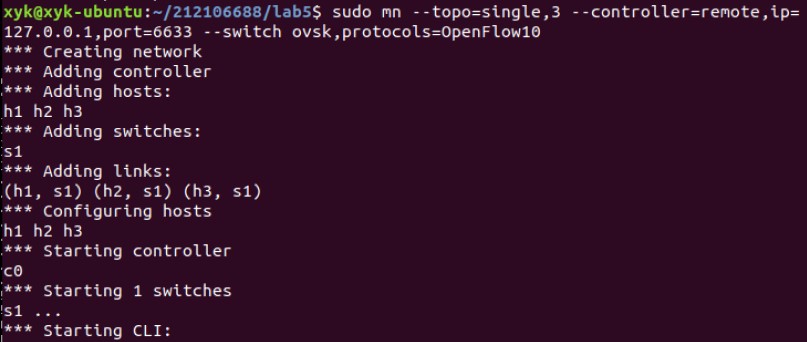 实验5：开源控制器实践——POX - Nemophi - 博客园