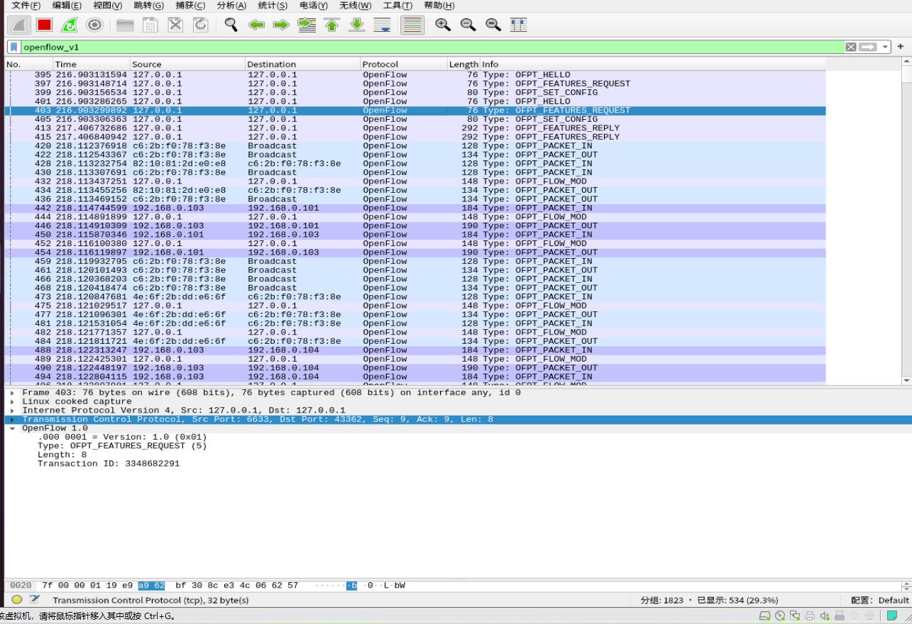 实验3：OpenFlow协议分析实践 - just-safe - 博客园