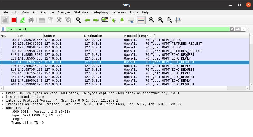 实验3：OpenFlow协议分析实践&&实验2：Open vSwitch虚拟交换机实践 - 212106641杨霆旭 - 博客园