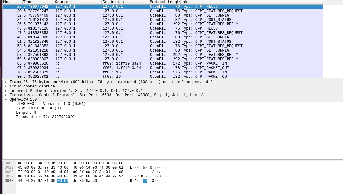 实验3：OpenFlow协议分析实践 实验1：SDN拓扑实践 实验2：Open vSwitch虚拟交换机实践 - 煬^ω^威 - 博客园