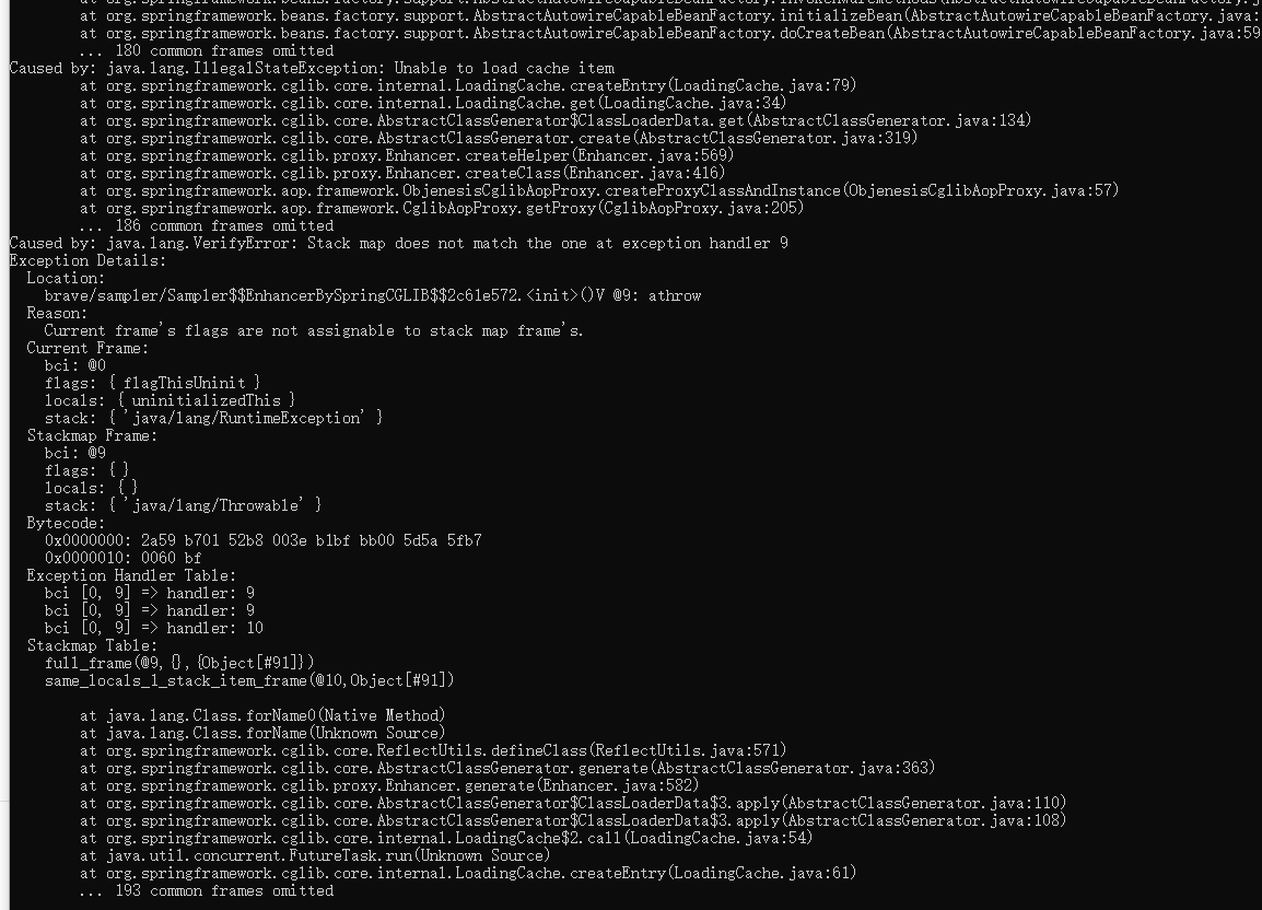 Stack map does not match the one at exception handler - 风雨朦胧 - 博客园