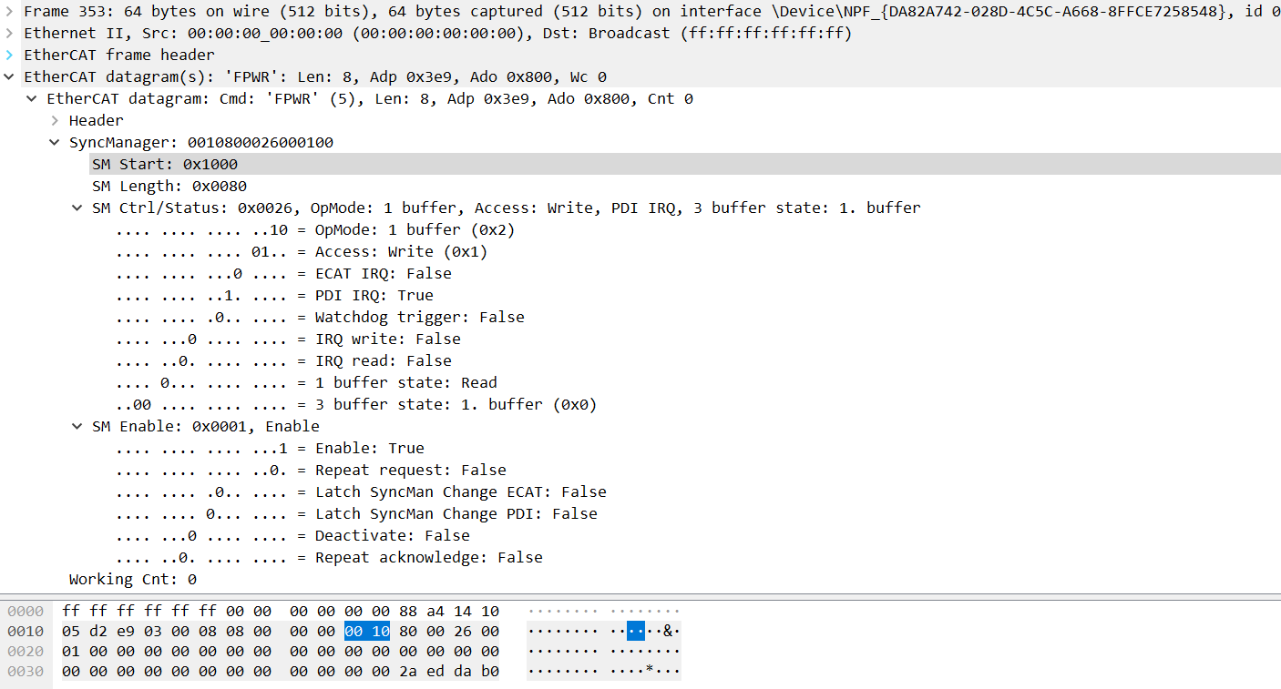 EtherCAT数据帧抓包解析(RxPDO配置过程详解) - Panda990 - 博客园